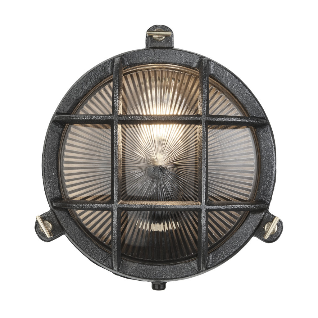 Bulkhead Outdoor Round Light | Caragh Nurseries