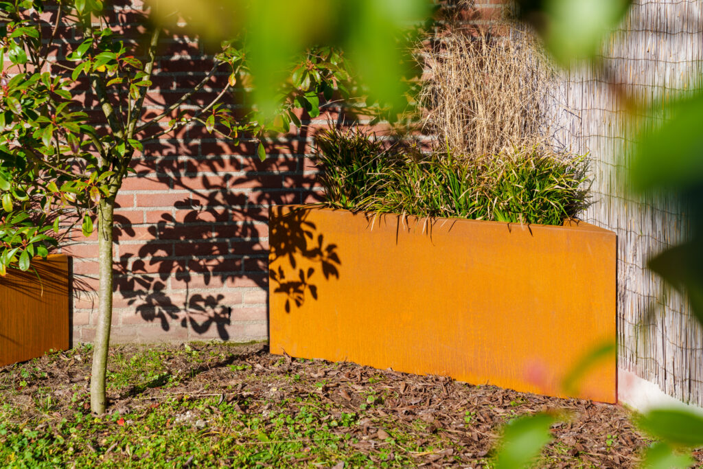 Corten Steel Triangle Planter | Caragh Nurseries