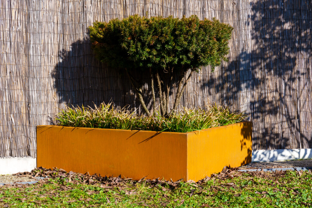 Corten Steel Triangle Planter | Caragh Nurseries